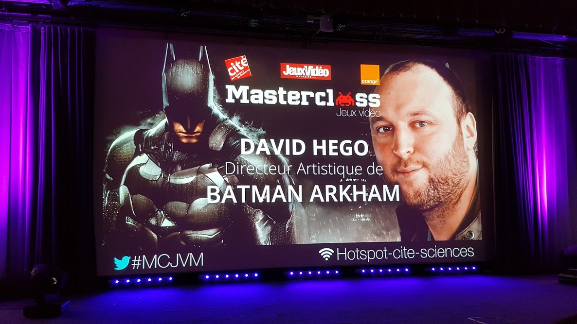 Master Class avec David Hego, directeur artistique de Batman Arkham