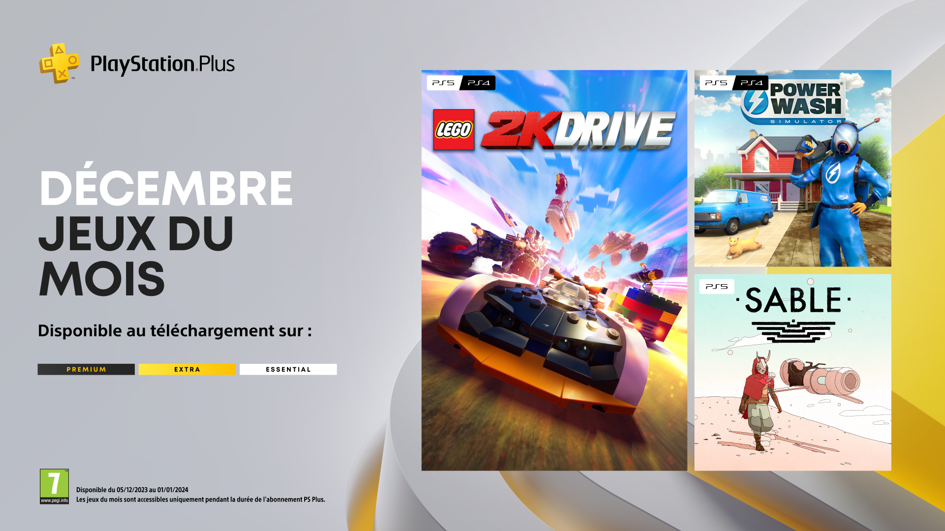 Les jeux PS4 et PS5 offerts pour Décembre 2023 (PS Plus)
