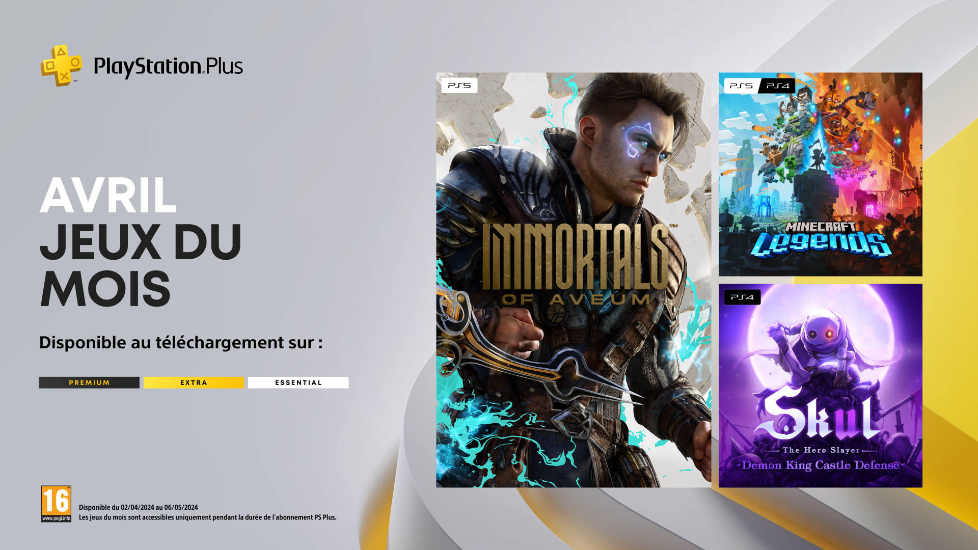 Les jeux PS4 et PS5 offerts pour Avril 2024 (PS Plus)