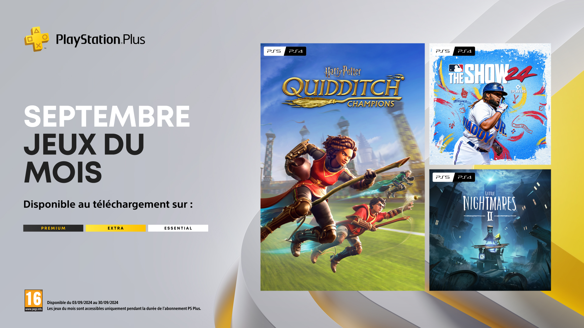 Les jeux PS4 et PS5 offerts pour Septembre 2024 (PS Plus)