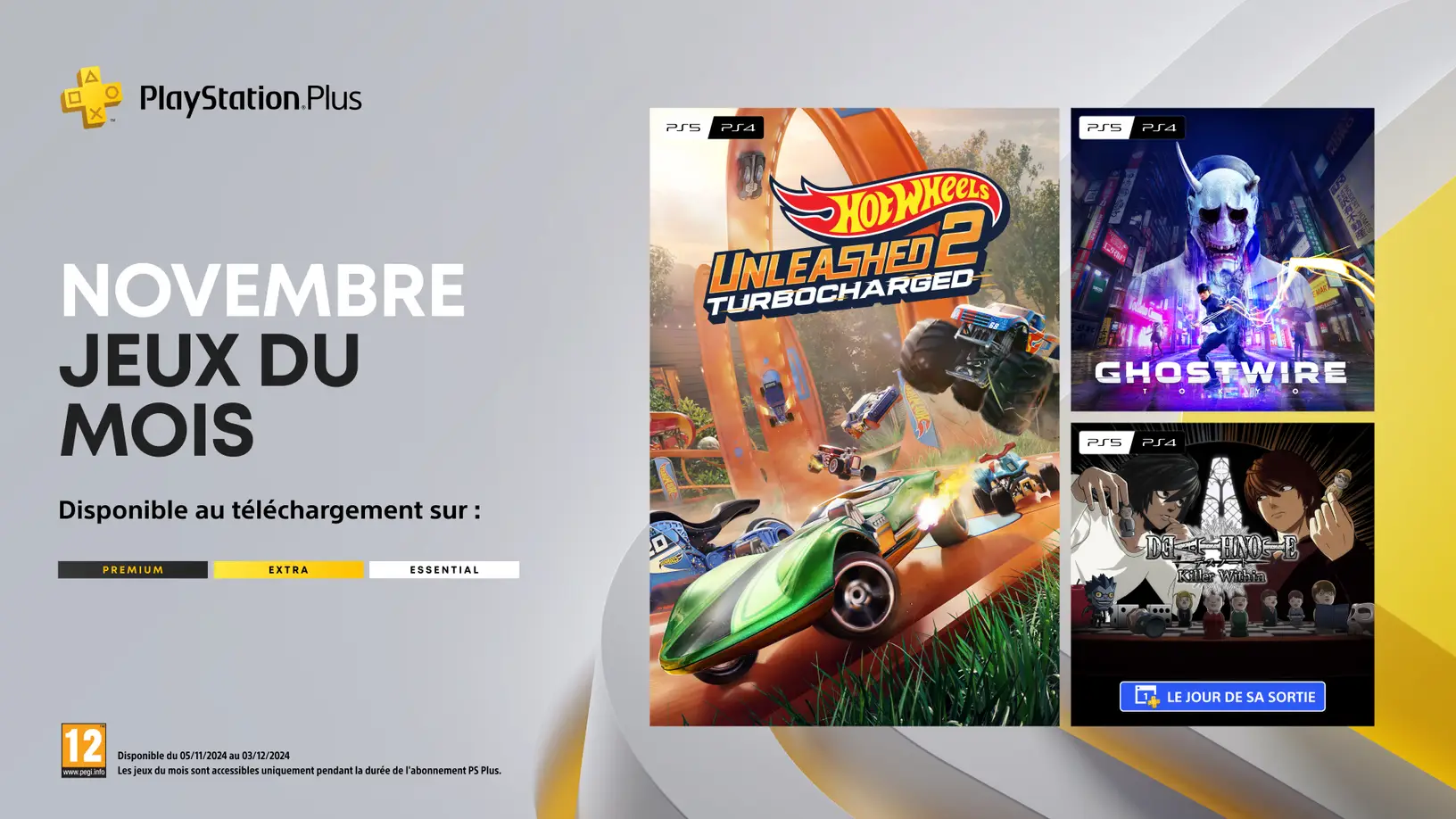 Les jeux PS4 et PS5 offerts pour Novembre 2024 (PS Plus)
