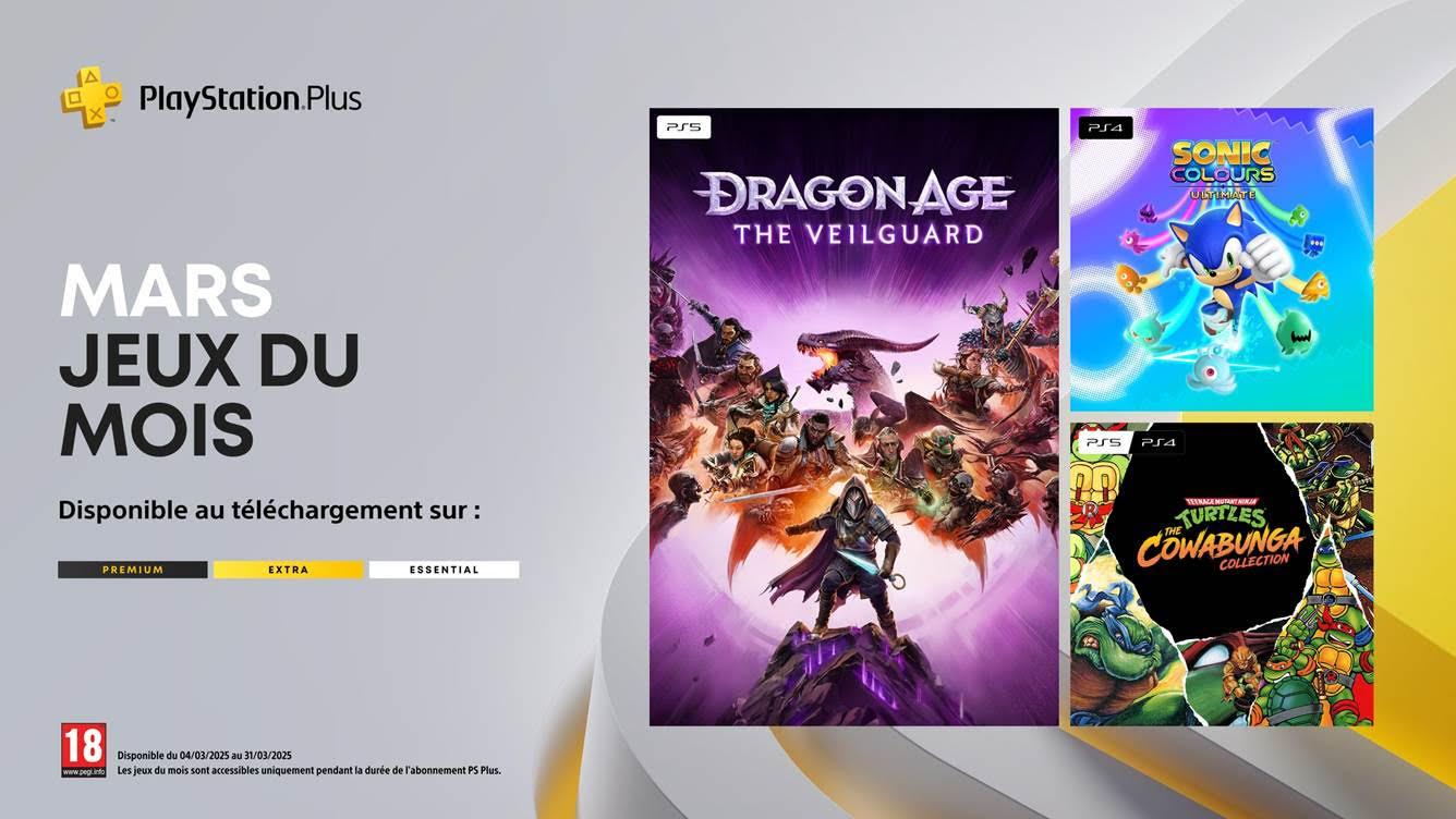 Les jeux PS4 et PS5 offerts pour Mars 2025 (PS Plus)